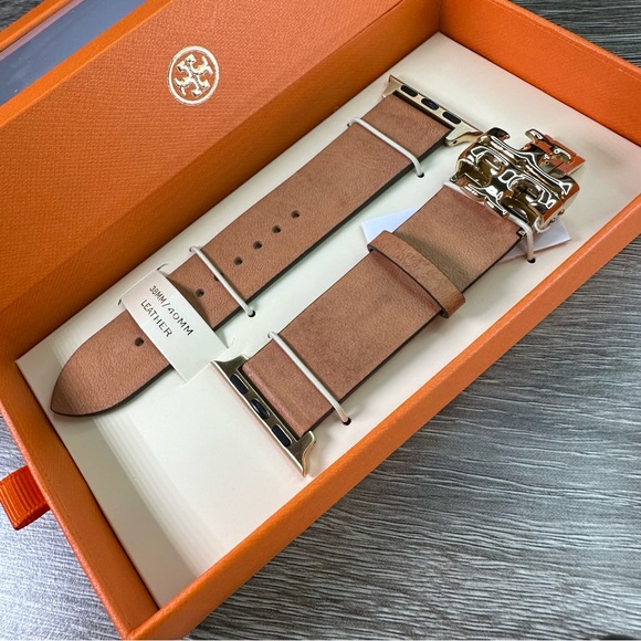 Tory Burch | Accessories | New Interchangeable Brown Leather Strap For ...